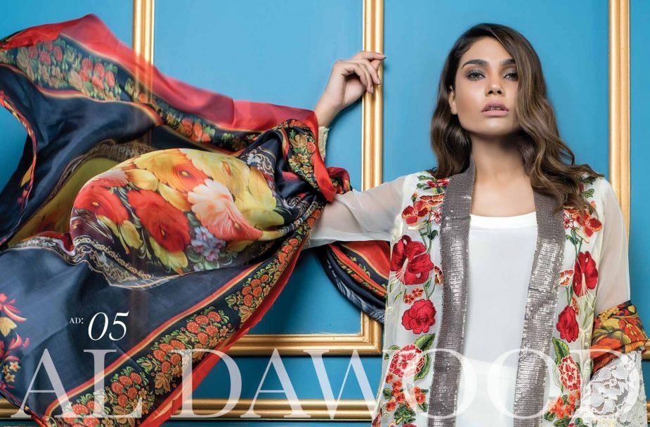 Al Dawood Satin Stiches Exclusive Embroidered Collection 2018 05 ...