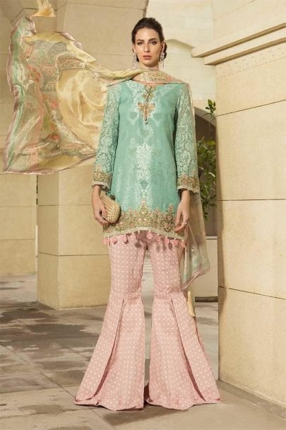 MARIA B LUXURY LAWN COLLECTION 2019 D-1902-A - Apnibazar