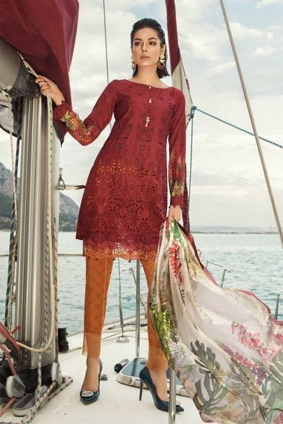 MARIA B LUXURY LAWN COLLECTION 2019 D-1906-A - Apnibazar