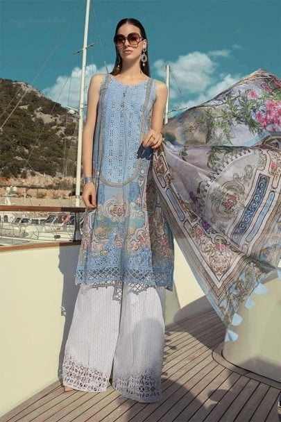MARIA B LUXURY LAWN COLLECTION 2019 D-1908-A - Apnibazar