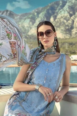 MARIA B LUXURY LAWN COLLECTION 2019 D-1908-A - Apnibazar