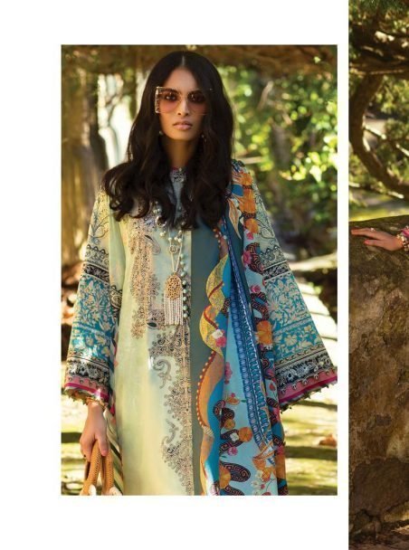 ELAN LUXURY LAWN COLLECTION 2019 ALMENDRA EL-03A - Apnibazar