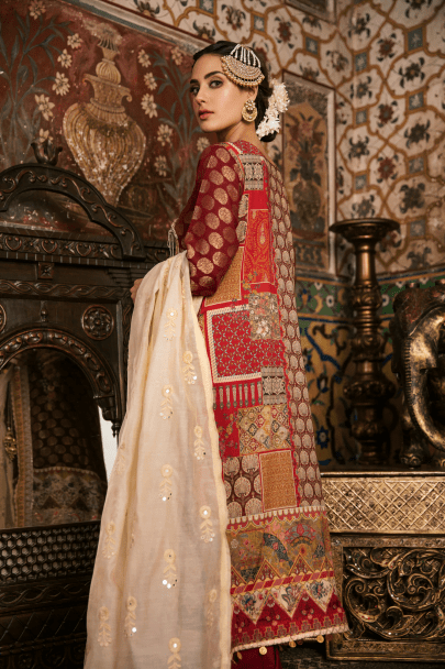 QALAMKAR LUXURY FESTIVE COLLECTION 2019 Anisha- NR03 - Apnibazar