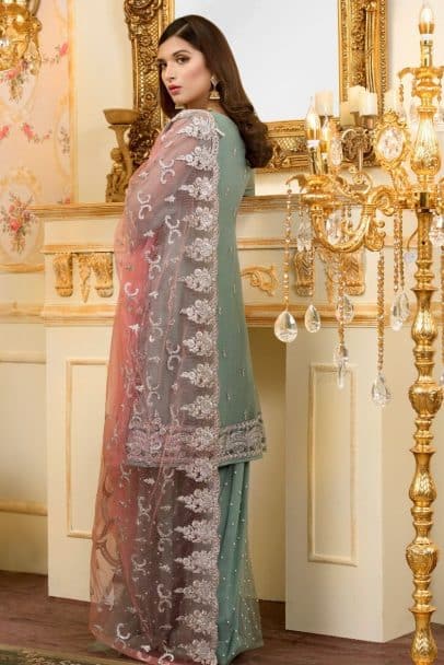 MARYUM N MARIA SHAMROCK LUXURY CHIFFON COLLECTION 2019 Ethnic Glamor ...