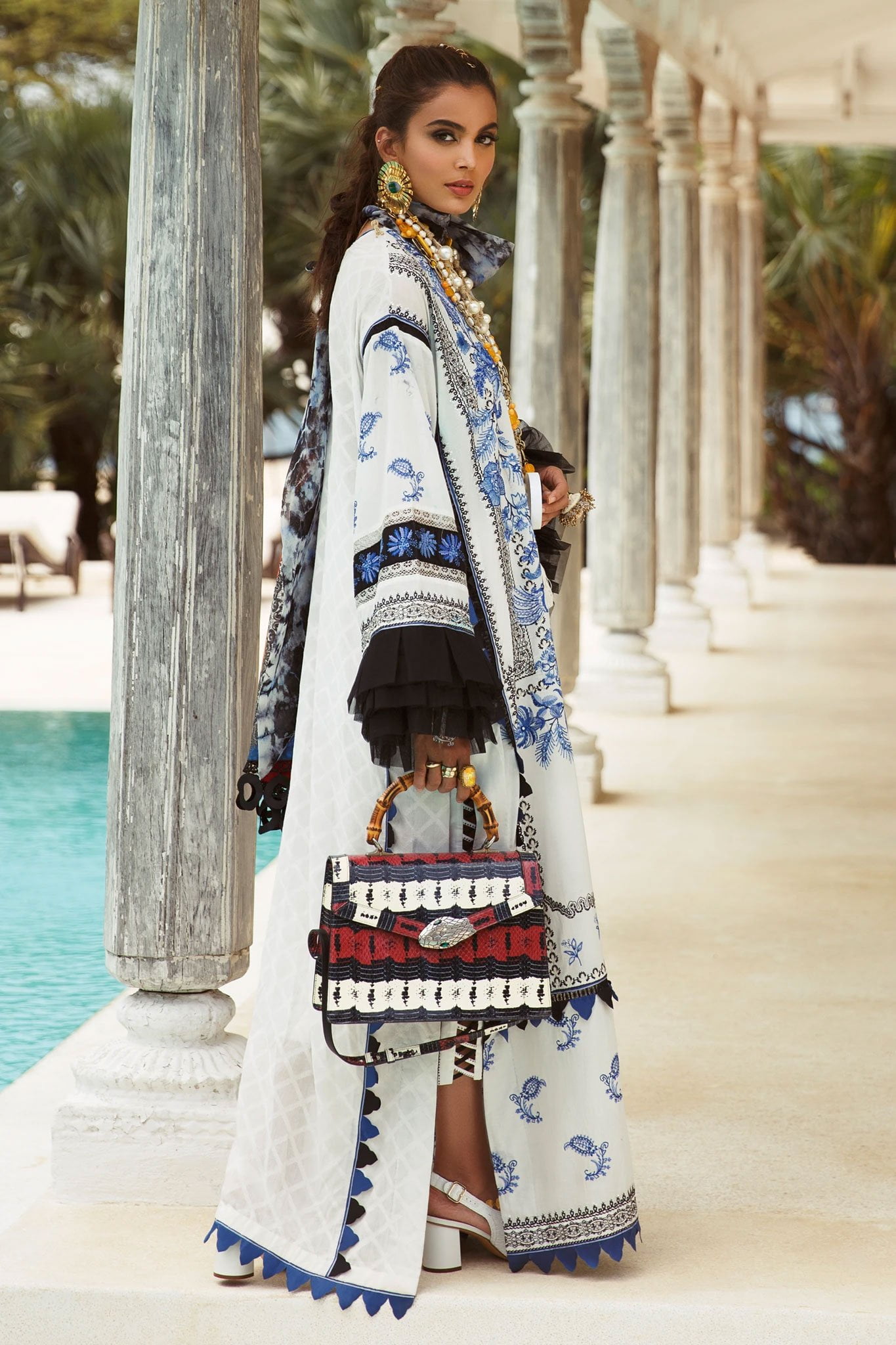 Elan Luxury Lawn Collection 2020 Summer Collection - Apnibazar