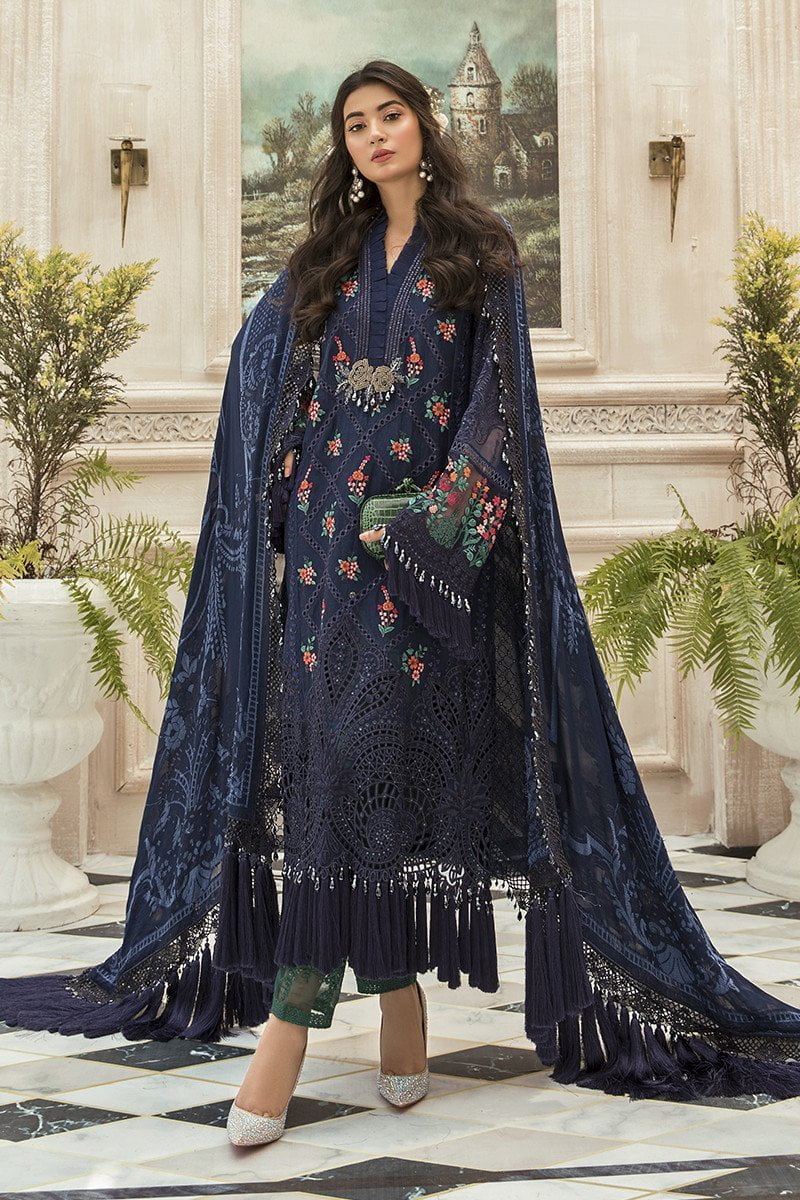 Maria B Embroidered Chiffon Collection 2020 Chiffon - Apnibazar
