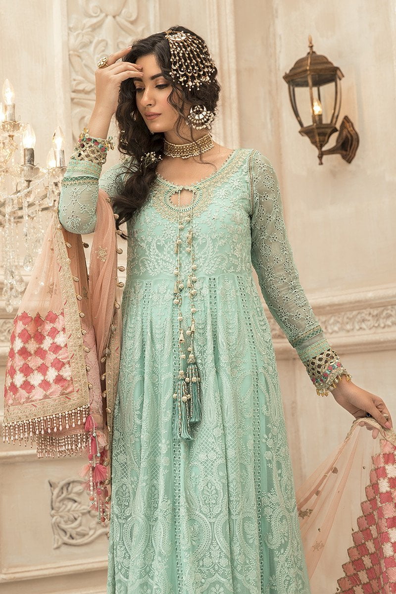 Maria B Embroidered Chiffon Collection 2020 Chiffon - Apnibazar