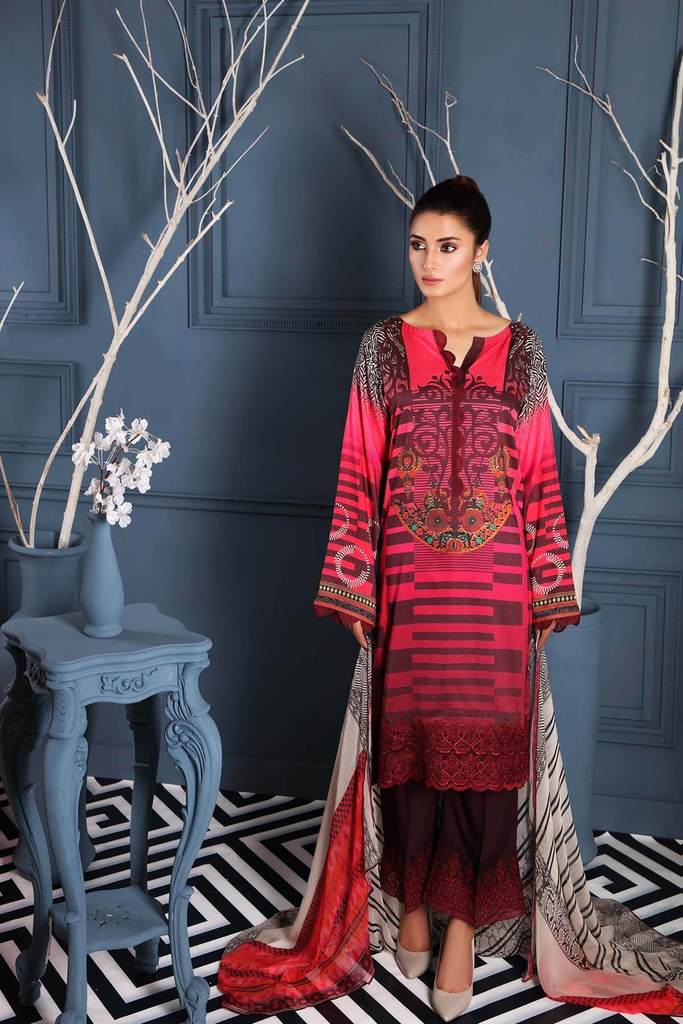 Charizma Charizma Embrodiered Linen Suit - Apnibazar