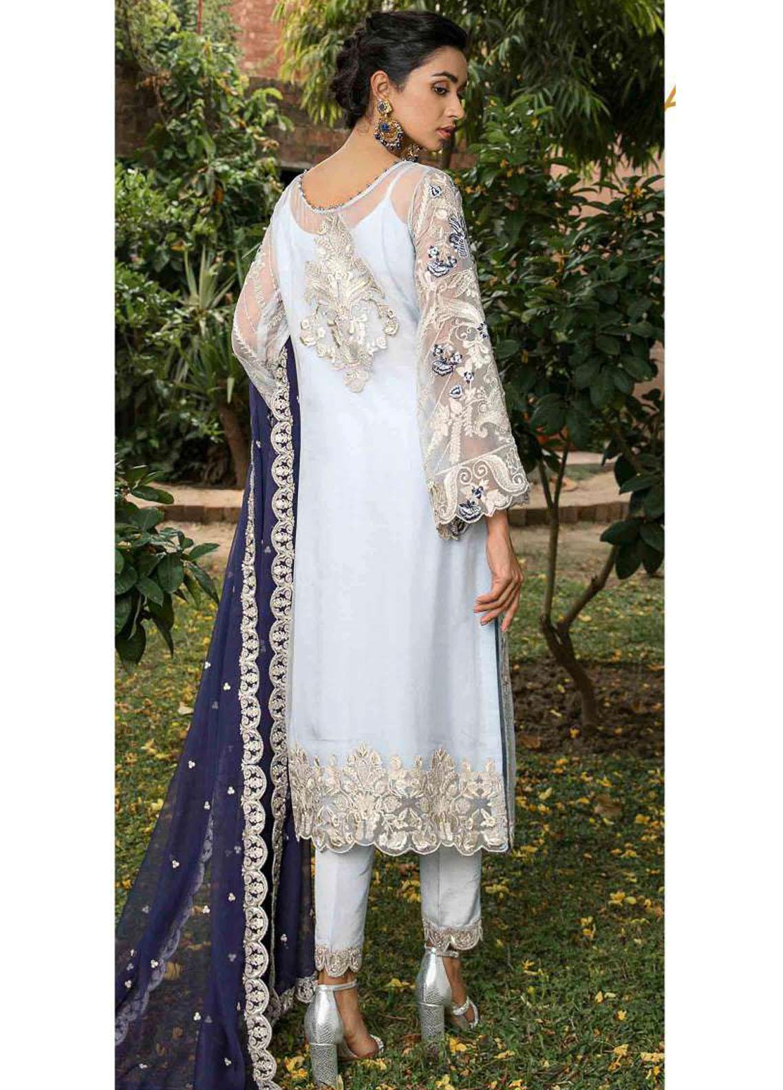Suraj Garh by Imrozia Premium Embroidered Chiffon Suit Unstitched 3 ...