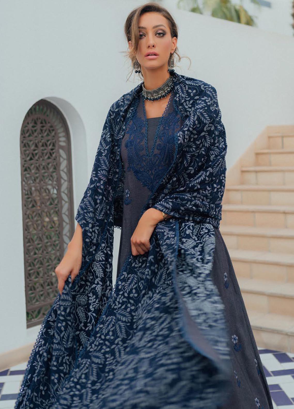 Noor by Saadia Asad Embroidered Velvet Suit Unstitched 3 Piece 04 ...