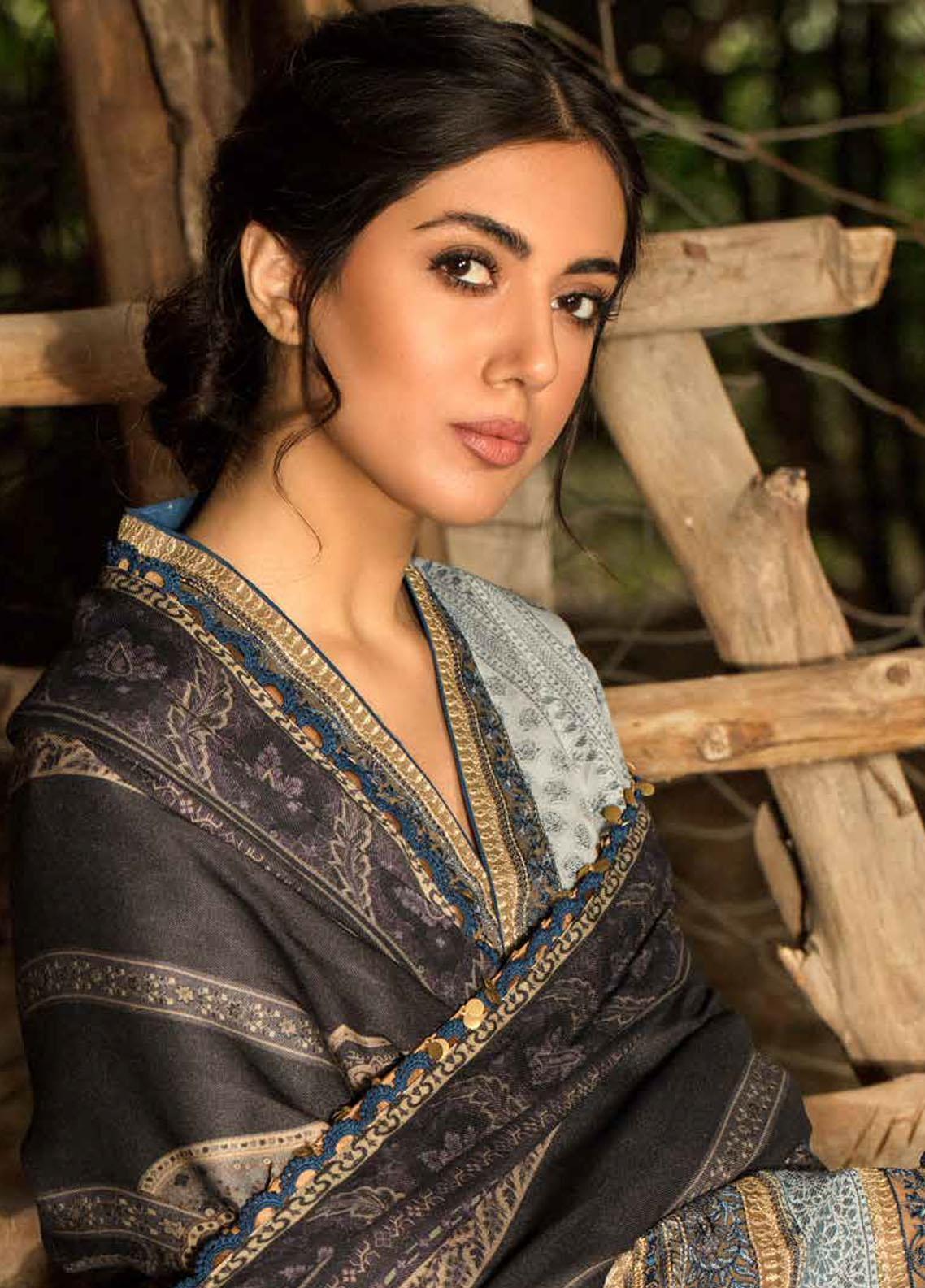 Sobia Nazir Embroidered Karandi Suit Unstitched 3 Piece SNWS 07B ...